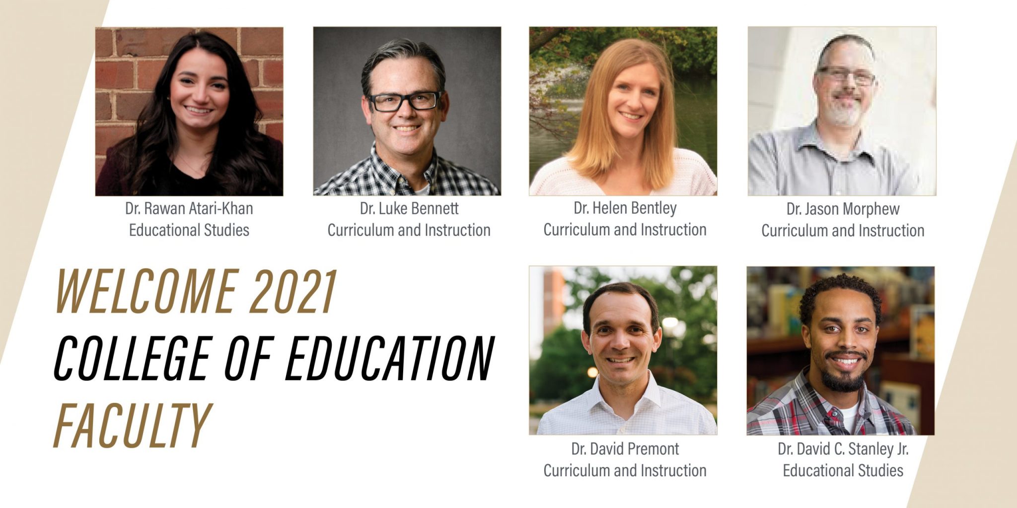 College of Education welcomes six new faculty for 2021-2022 - Purdue ...