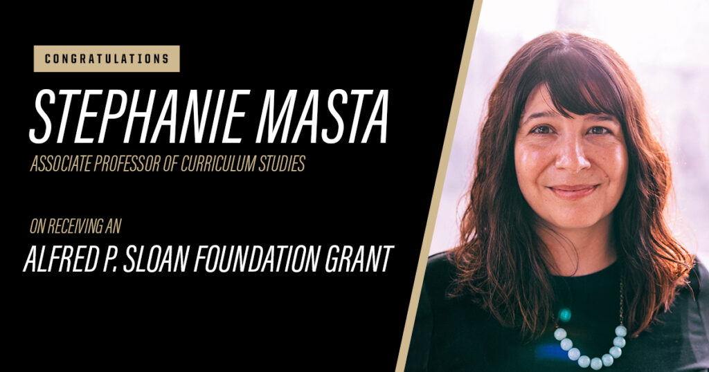 Masta receives Sloan Foundation grant to study Indigenous scholar ...